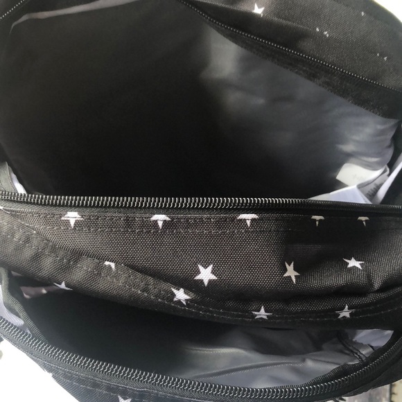 Jansport | Bags | Jansport Black And White Star Backpack | Poshmark